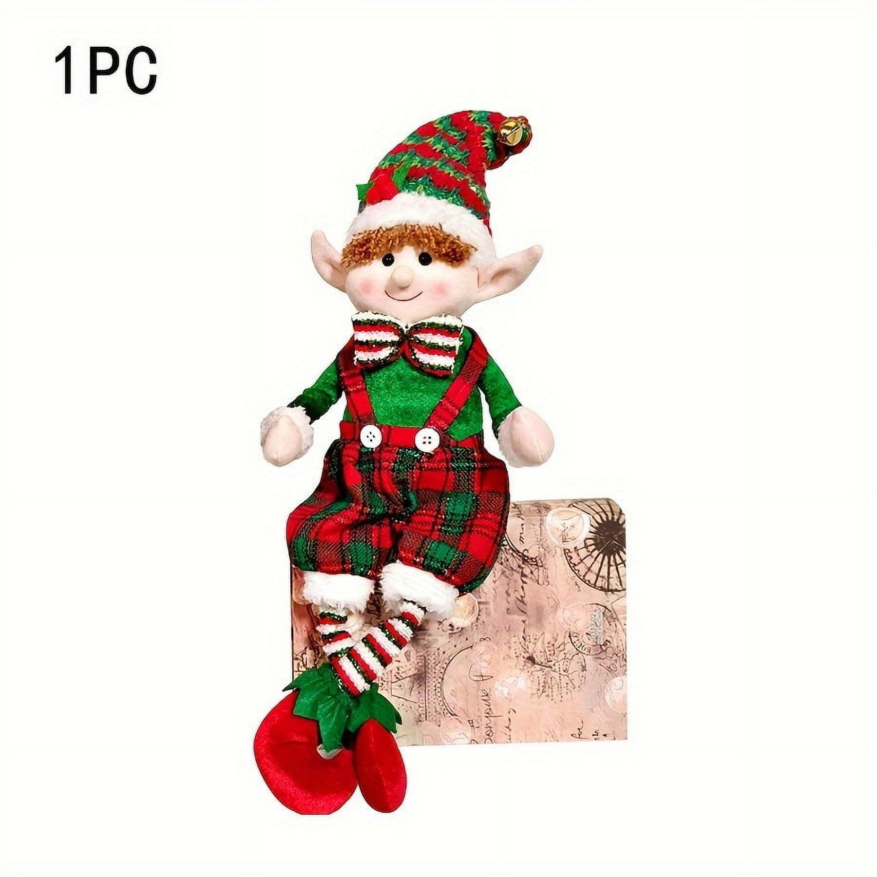 1pc Classic Christmas elf Decoration - Polyester, No Power Needed ...