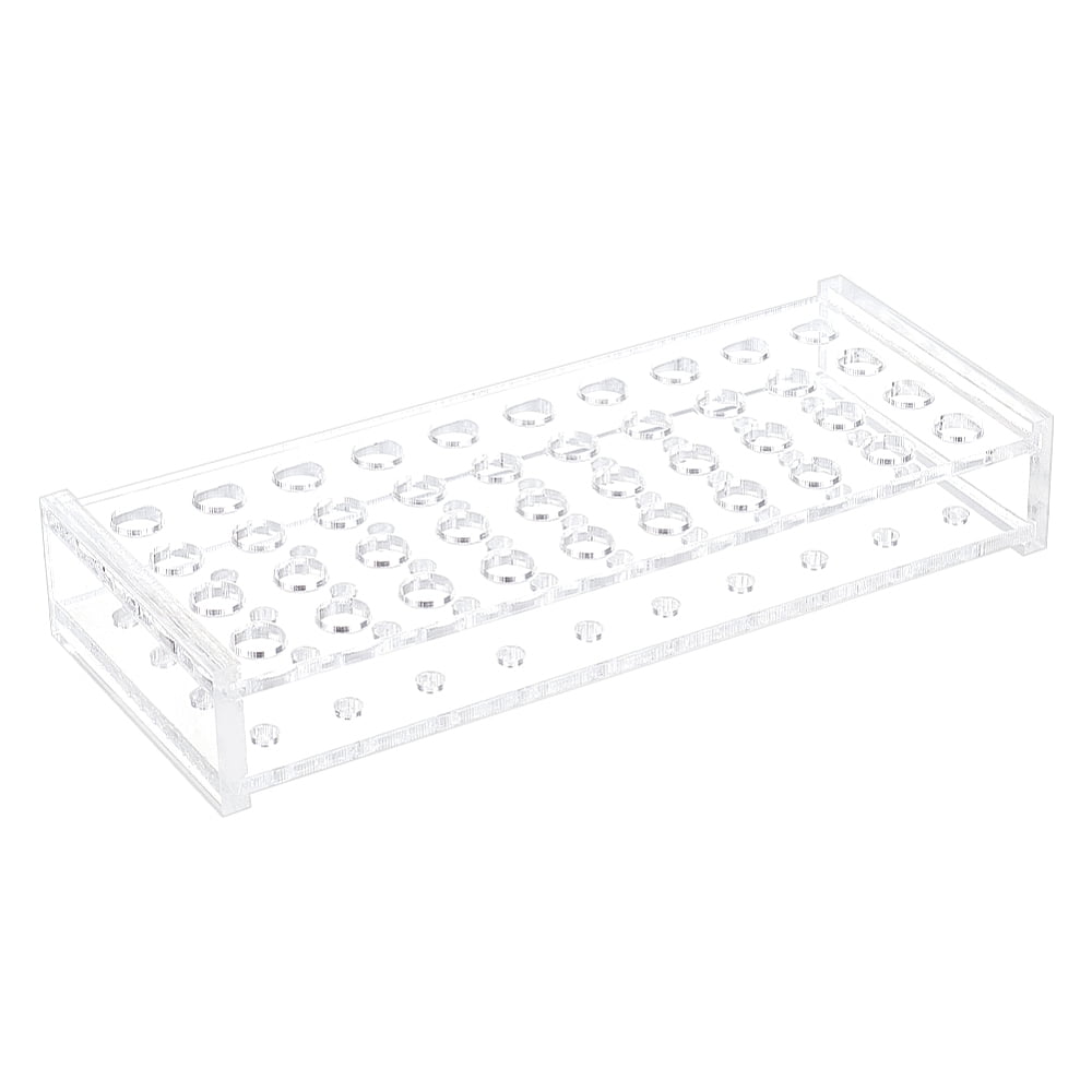 1pc Clear Acrylic Test Tube Rack 40 Sockets Test Tube Display Stands ...