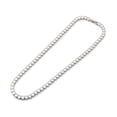 1pc Clear Cubic Zirconia Tennis Necklace 304 Stainless Steel Link Chain ...