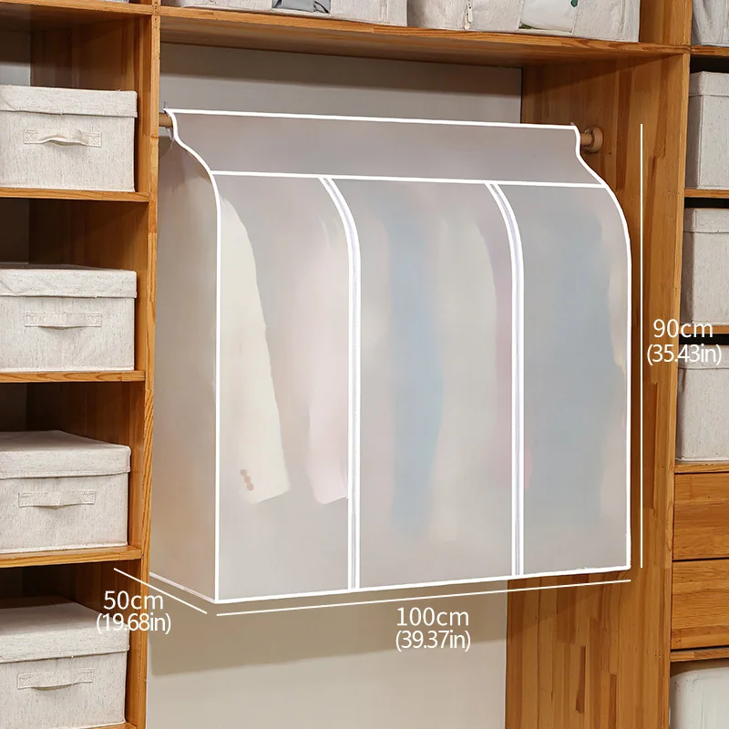 1pc Clothes Dust Cover Wardrobe Hanging Window Dust Cover Clothing ...