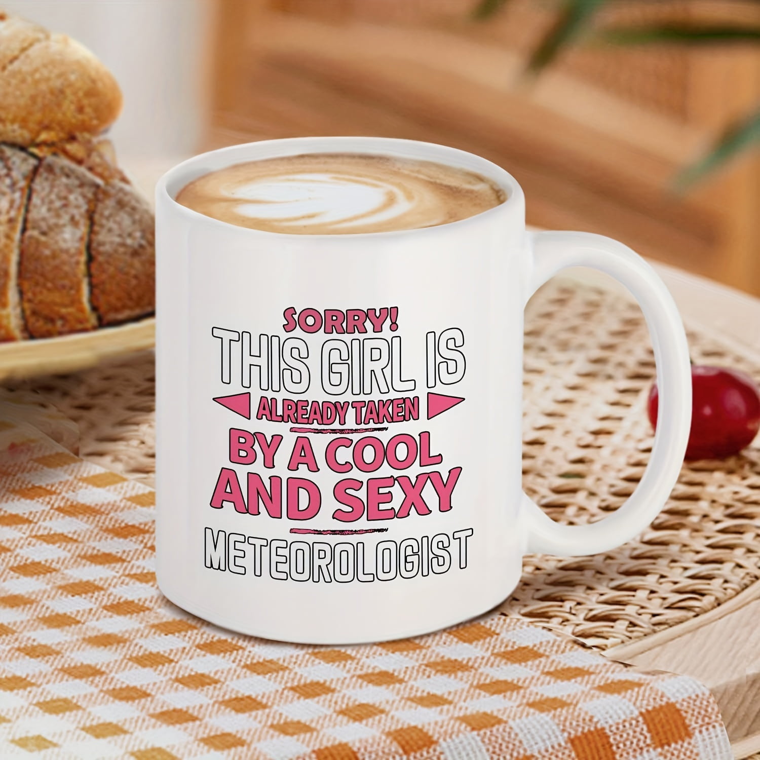 1pc, Coffee Mug For Women, Ceramic Coffee Cups, Sorry This Girl Is ...