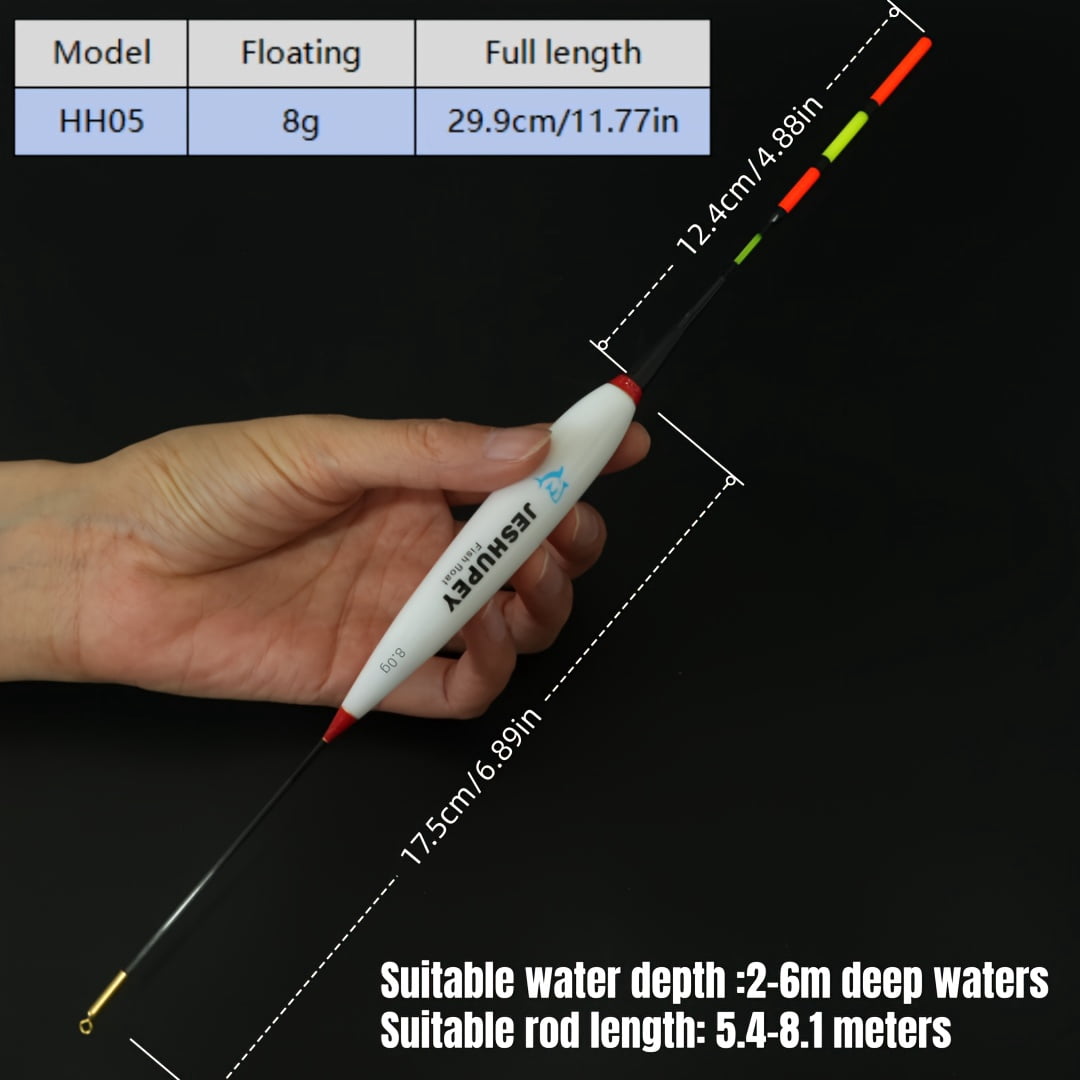 1pc Color Changing Electronic Luminous Fishing Float with Storage Tube ...