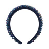 Scunci Wide Turban with Printed Reflective U - Black - Walmart.com