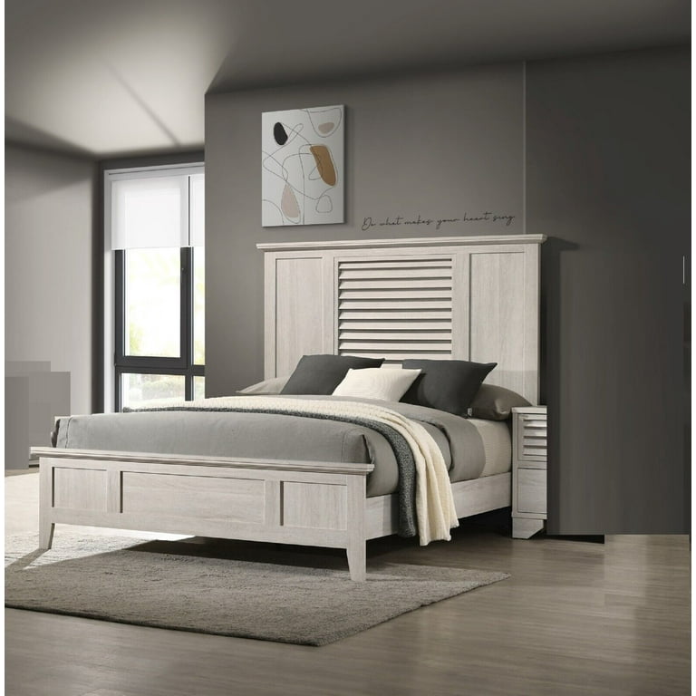 Tall Panel Headboard Bed