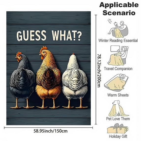 1pc Contemporary Reversible Flannel Fleece Throw Blanket - Cartoon ...