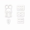 1pc, Cookie Biscuit Cutters mold cute happy expression plastic baking ...