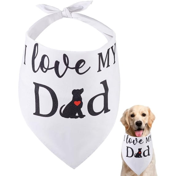 1pc Cotton Dog's Kerchief Triangle Pet's Bandana Word 380x780mm for ...