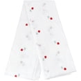 1pc Cotton Embroidered Wavy Edge Flower Eyelet Lace Fabric for DIY ...