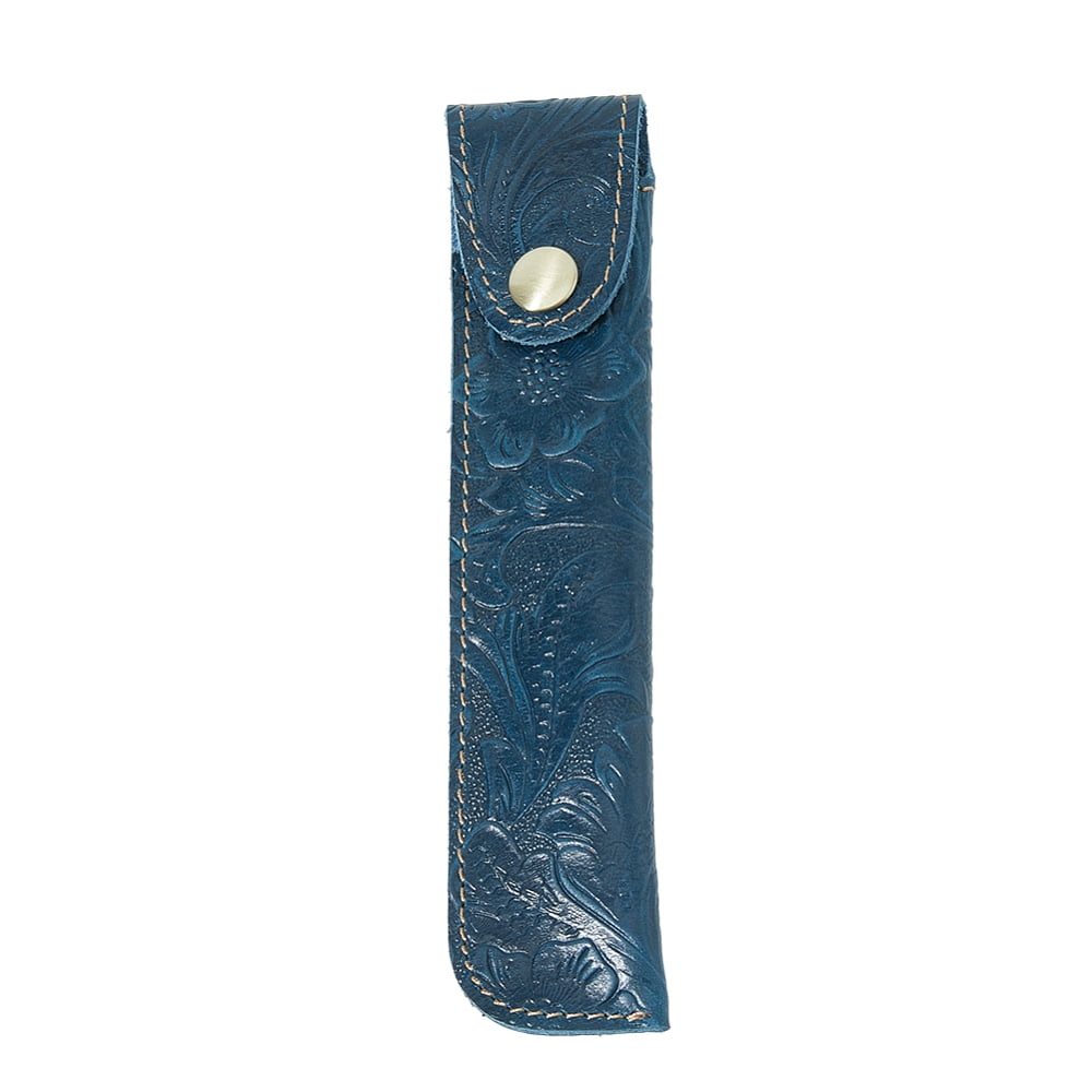 1pc Crazy Horsehide Pen Sleeve Pouch Fountain Pen Protective Cover ...