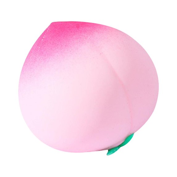 1pc Cute Fruit Peach Squeeze Toy Stress Reliever Fun Decompression Gift ...