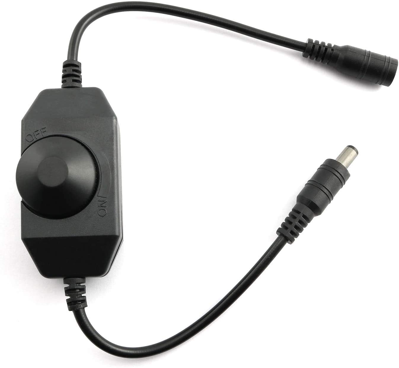 1pc DC 12V 24V LED Strip Dimmer Switch with DC Female Male Adapter ...