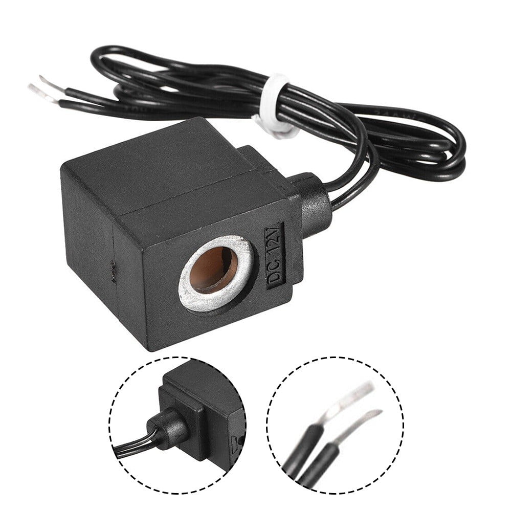 1pc DC12V AC110V AC220V Solenoid Valve Coil For Valves with 30cm ...