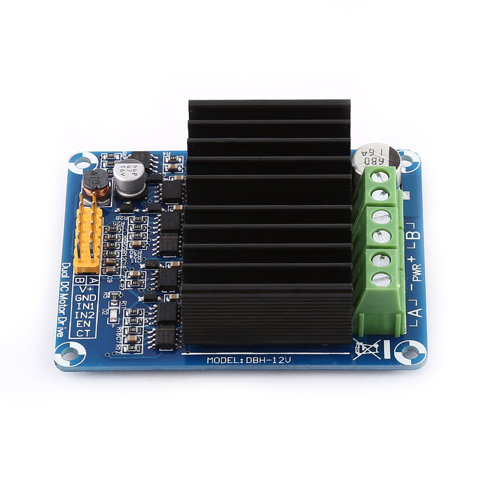 1pc DC5-12V 0A-30A Dual channel H bridge Motor Driver Board Module ...