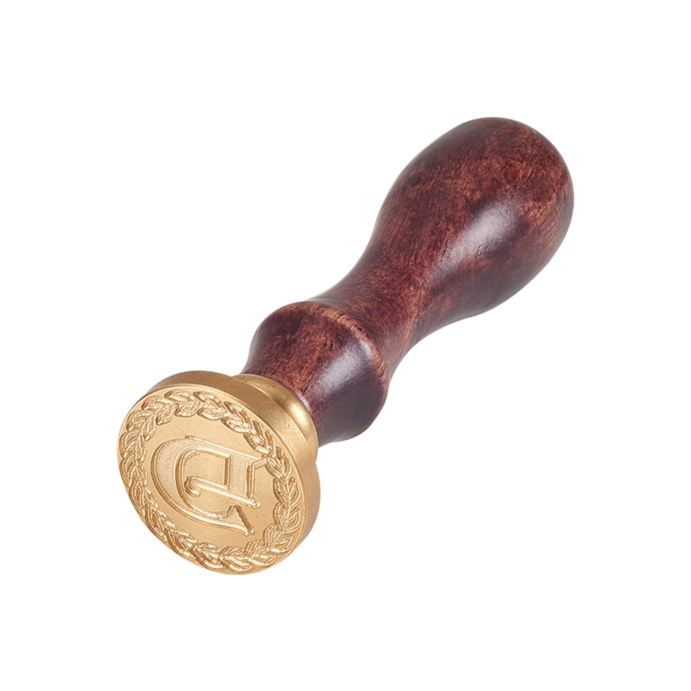 1pc DIY Letter Scrapbook Brass Wax Seal Stamps and Wood Handle Peace ...