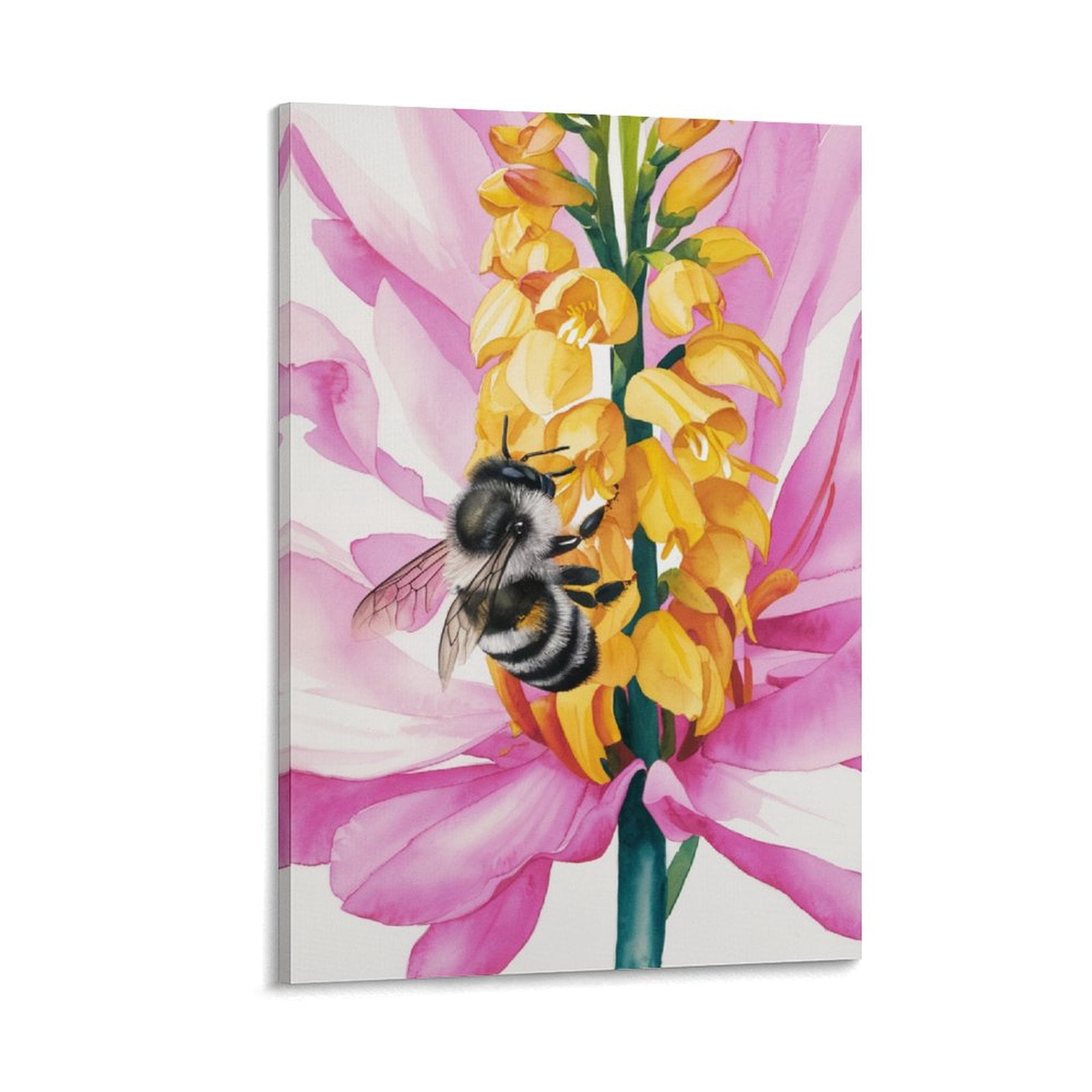 1pc Daisy Bee 3 Pictures Print Wall Art With Inspirational Quotes For ...