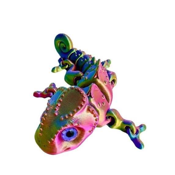 1pc Dazzling Red Yellow Blue Size: 9.8*5*5CM 3D Printed Fully ...