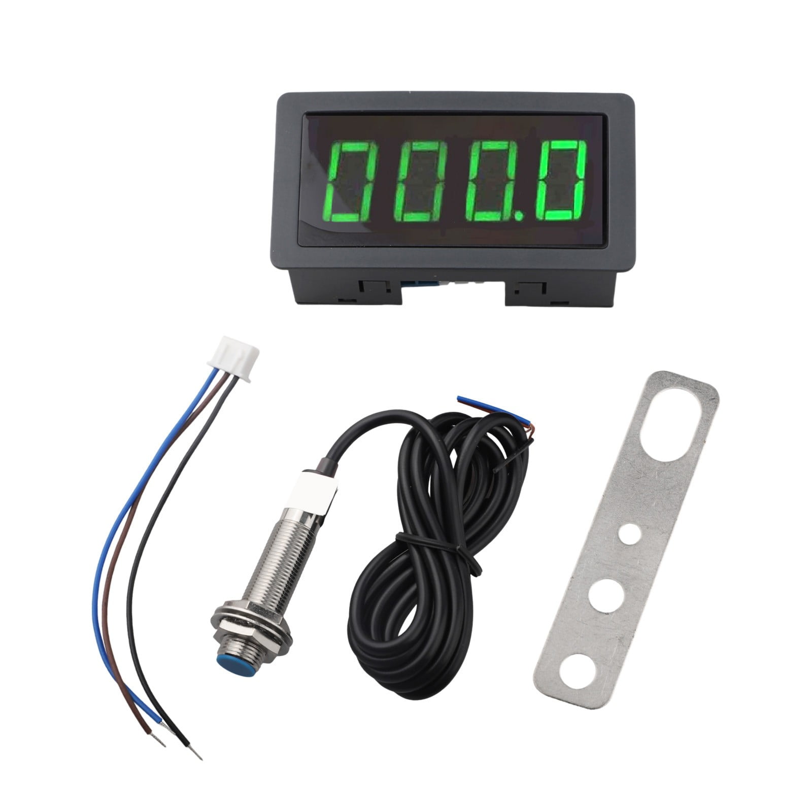 1pc Digital Led Tachometer Ac110 230v Rpm Motor Tachometer With Hall