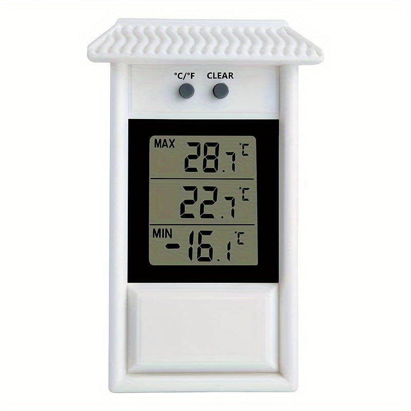 1pc Digital Thermometer, Home Garden Greenhouse Planting Temperature ...