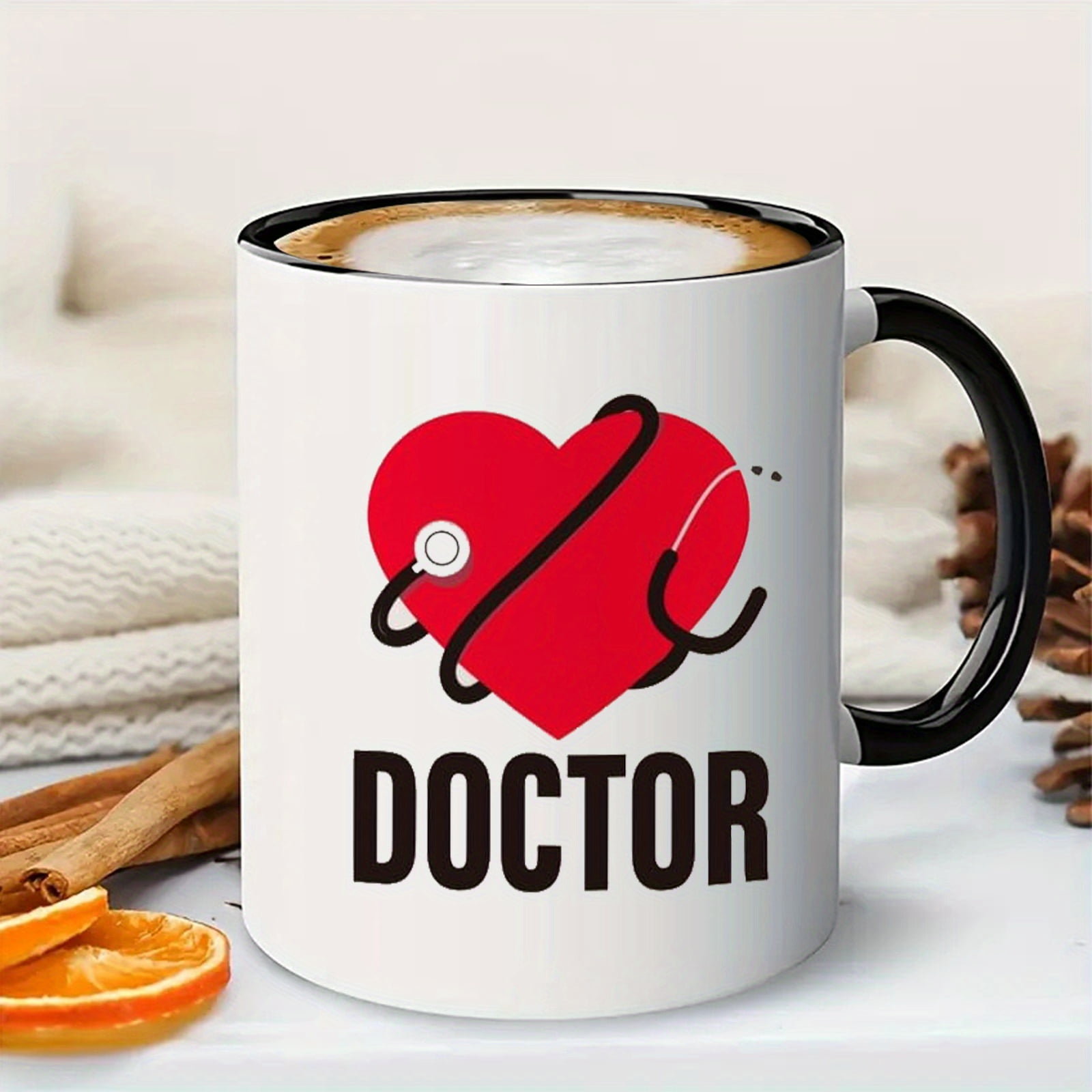 1pc, Doctor Coffee Mug, Ceramic Coffee Cups, Water Cups, Summer Winter ...