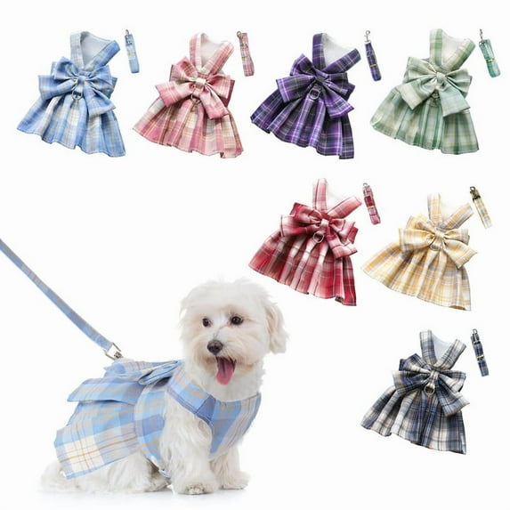 1pc Dog Harness with Leash Set, HOMEIORA Breathable Lightweight Vest ...