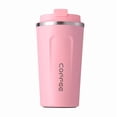 1pc Double Walled Stainless Steel Vacuum Travel Mug - 510Ml/17.2Oz ...