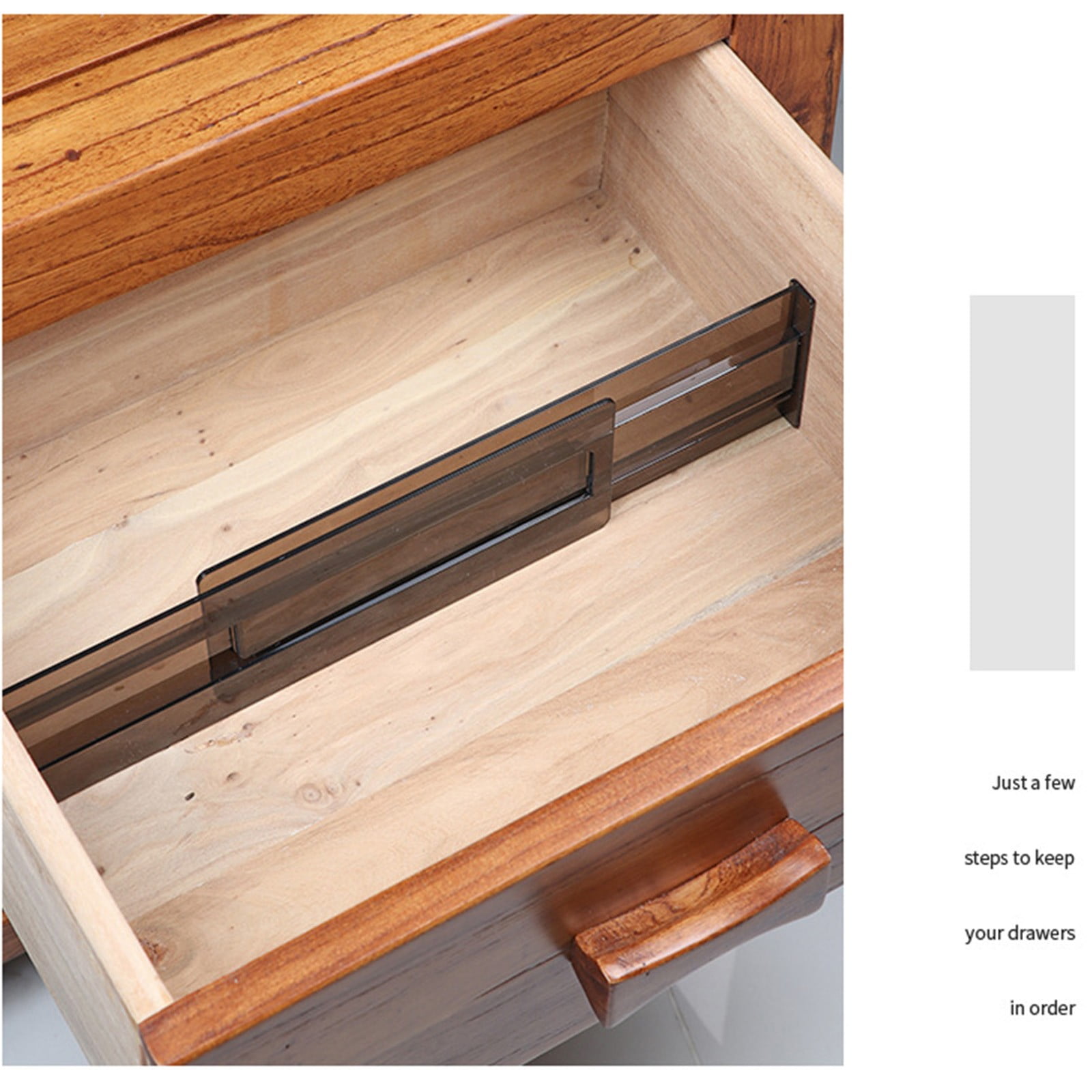 1pc Drawer Dividers Organizers Adjustable Drawer Storage Divider ...