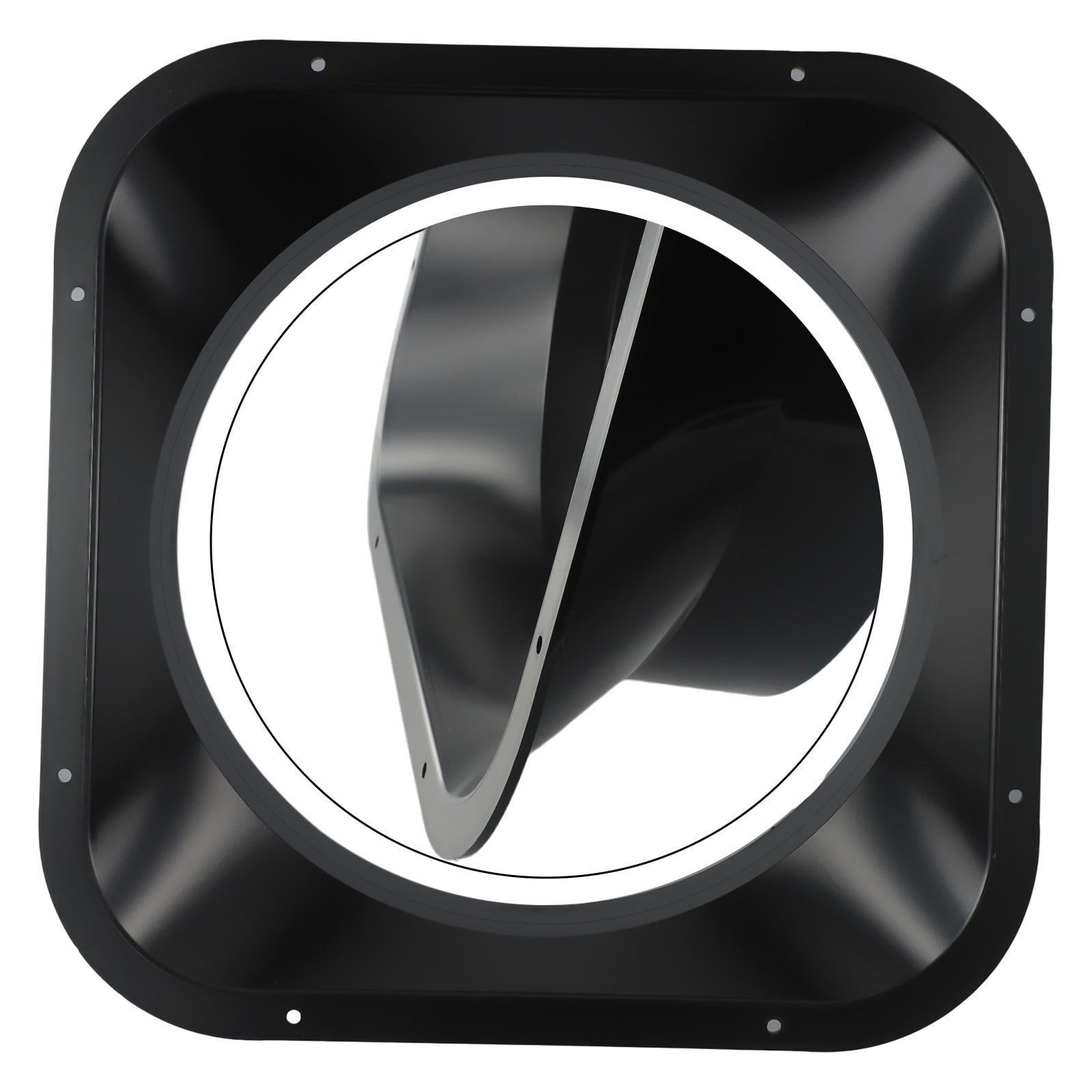 1pc Duct Connector Square Flange 100-300mm ABS Plastic Pipe Flange Tube ...