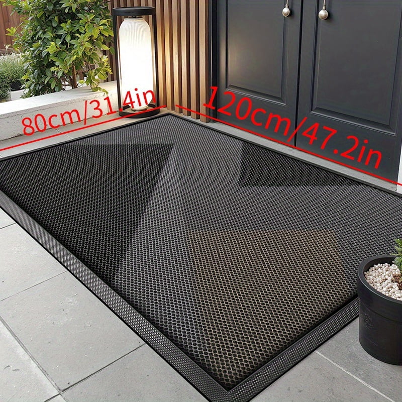 1pc Durable Golden Texture Mountain Door Mat, High Elastic Heavyweight ...