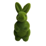 1pc Easter Creative Green Bunny Ornament, Faux Fur Material Vibrant ...