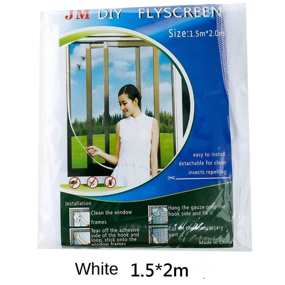1pc Easy to fit and remove Door White 130 * 150cm Multiple Windows ...