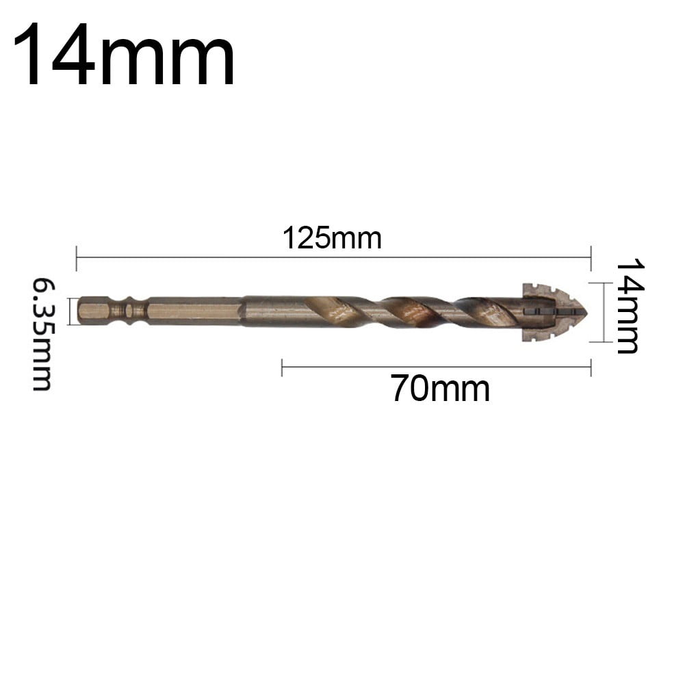 1pc Eccentric Drill Bit Four-Edge Serrated Drill Bits Tungsten Steel ...