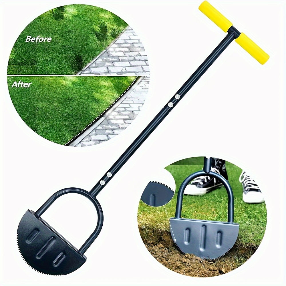 1pc Edger Lawn Tool, Full Steel Stand Up Garden Edger Edging Shovel ...