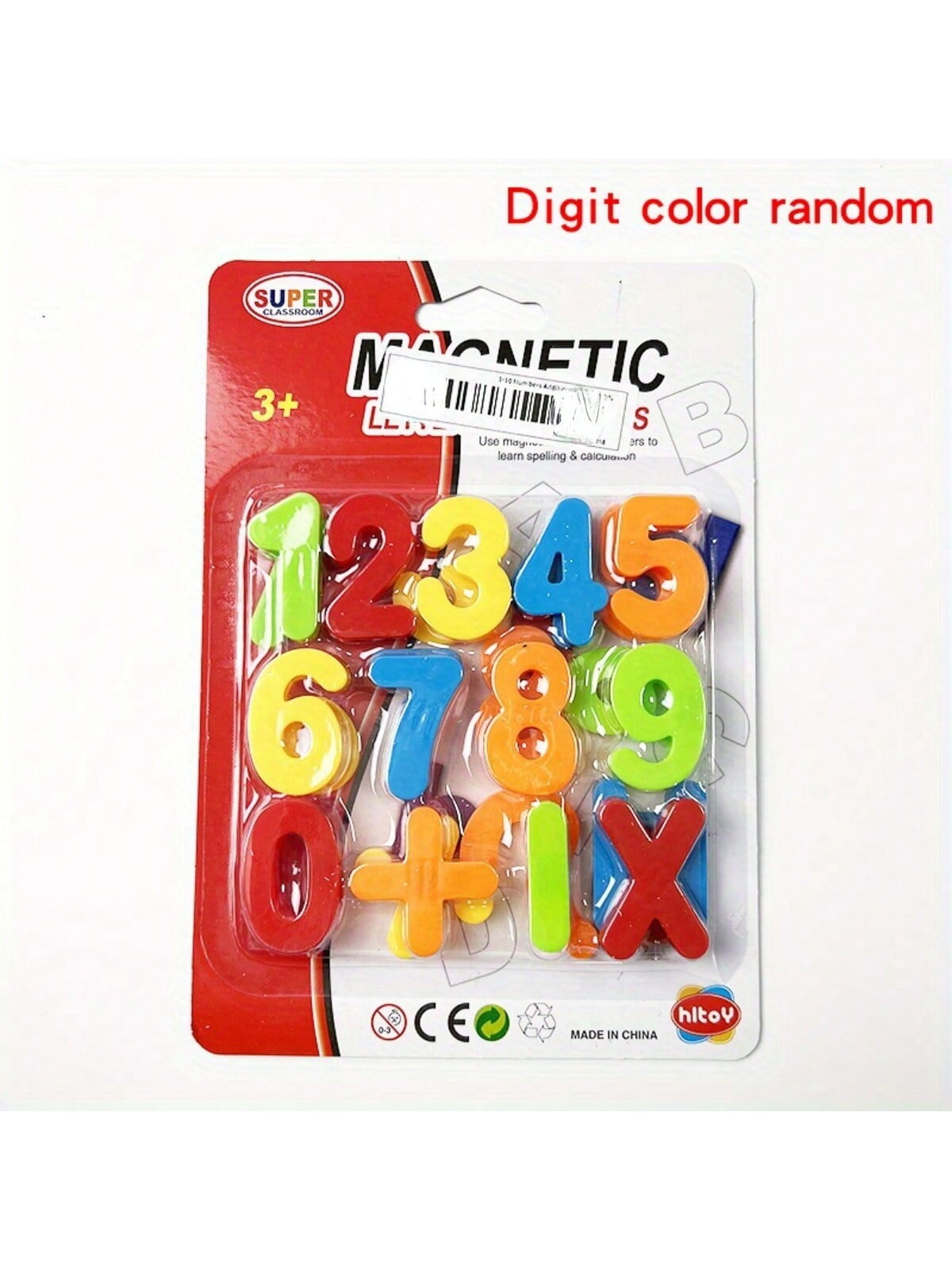 1pc Educational Magnetic Letters And Numbers For Kids - Plastic ...