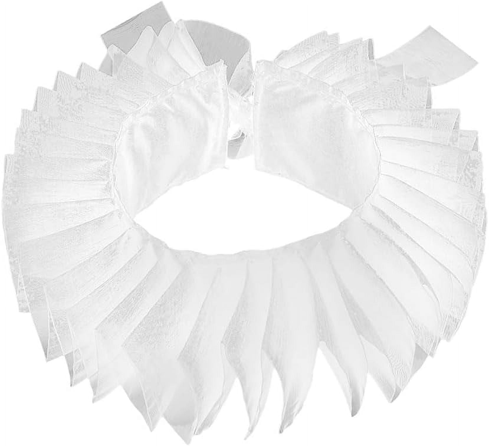1pc Elizabethan Neck Ruff Clown Neck Ruffle Collar Arm Lace Ruffle ...
