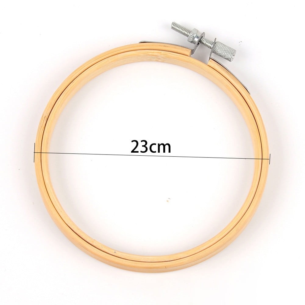 1pc Embroidery Hoops Tool 8-26cm Embroidery Wooden Frame Circle ...