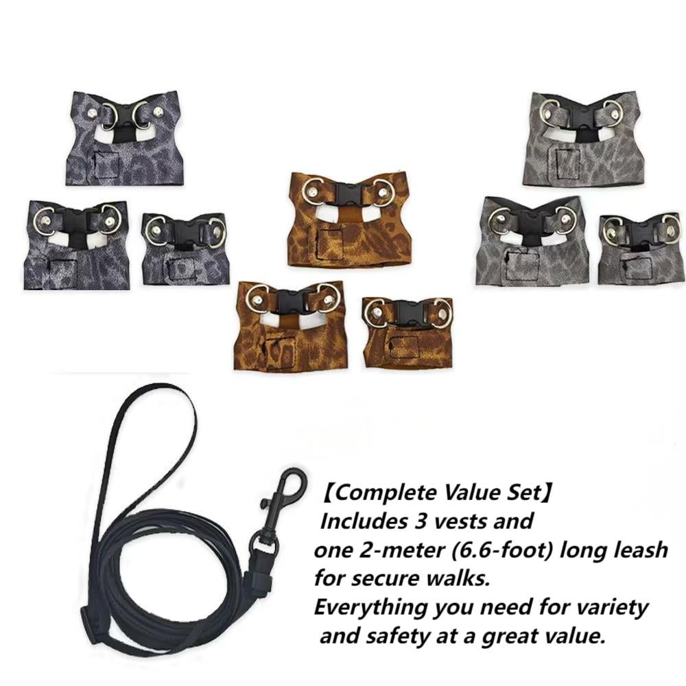 1pc Exclusive Leopard - print Harness and Split - type Leash for ...