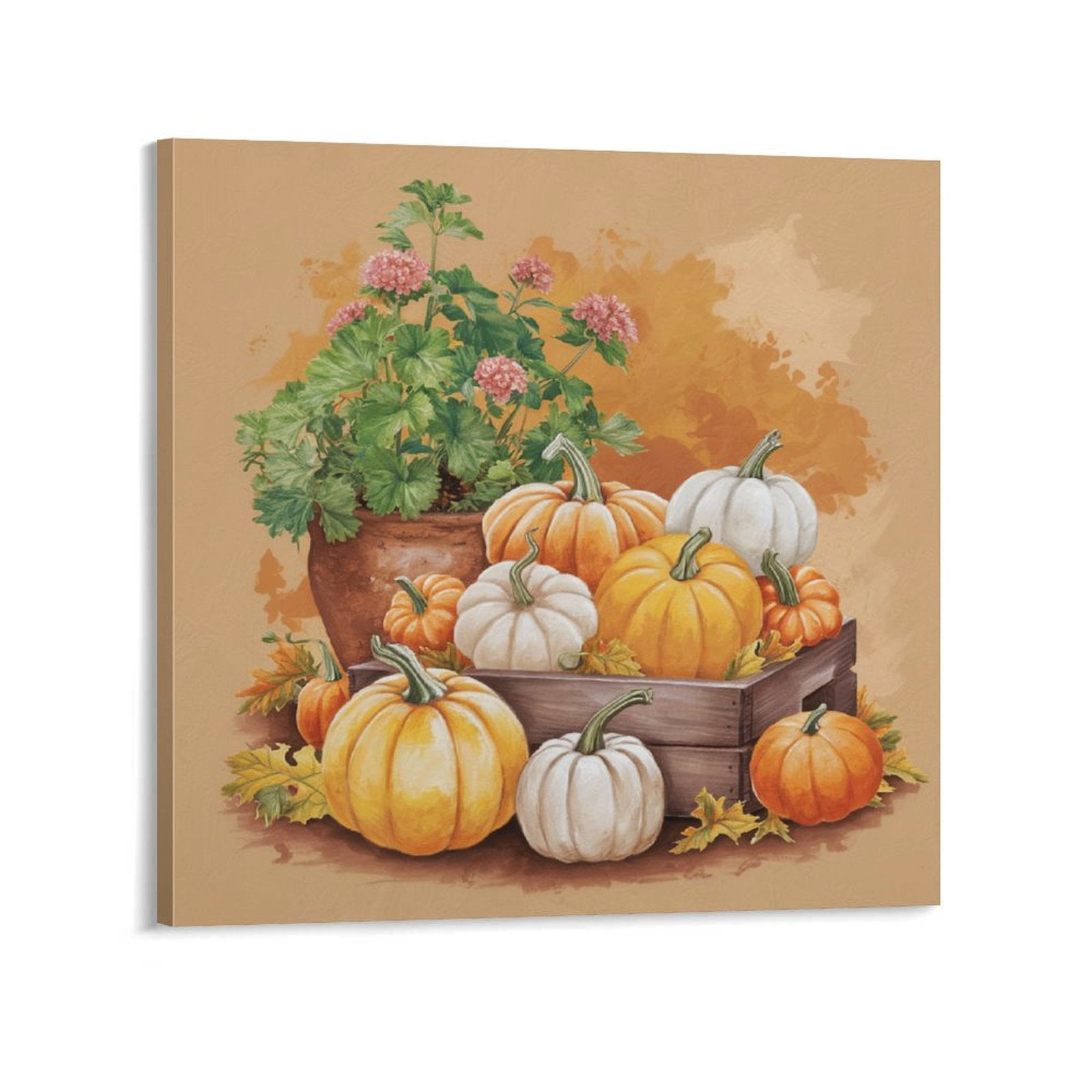 1pc Exquisite Wooden Framed Canvas Painting ,Autumn Harvest – Bountiful ...