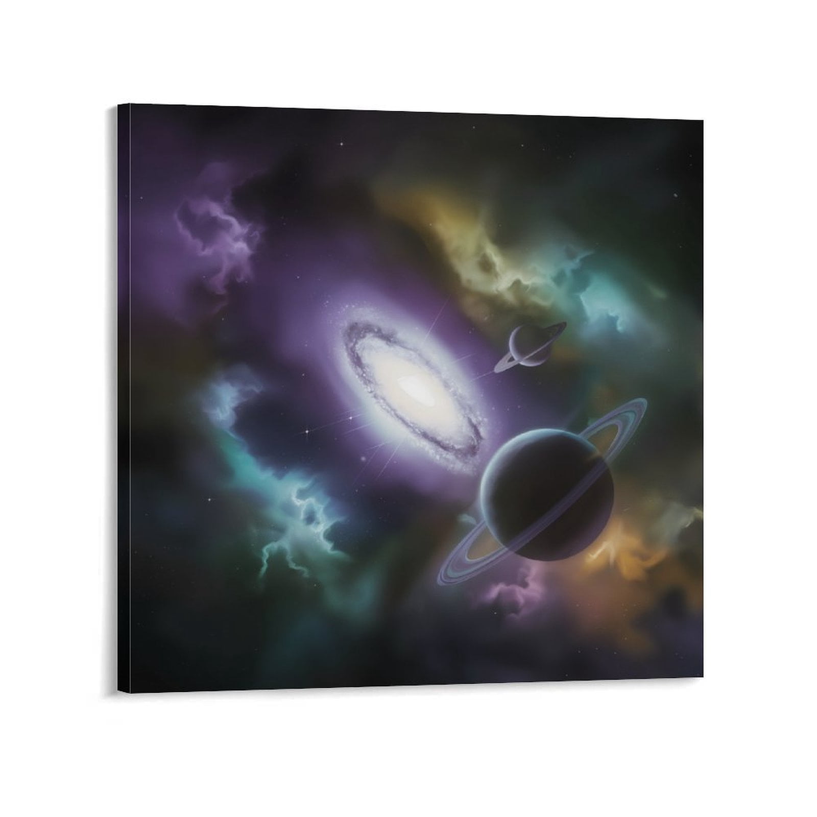 1pc Exquisite Wooden Framed Canvas Painting ,Symphony of Colors ...