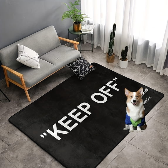 1pc, Family Living Room Mat, Keep Off Printed Floor Mat, Indoor Bedside ...