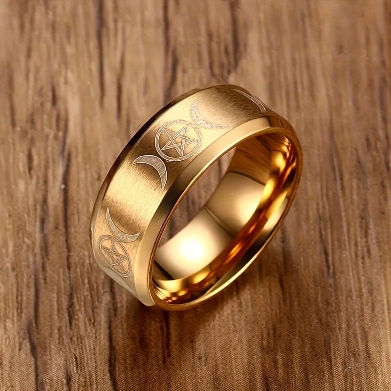 1pc Fashionable and Stress-relieving Slanted Star and Moon Five-pointed ...