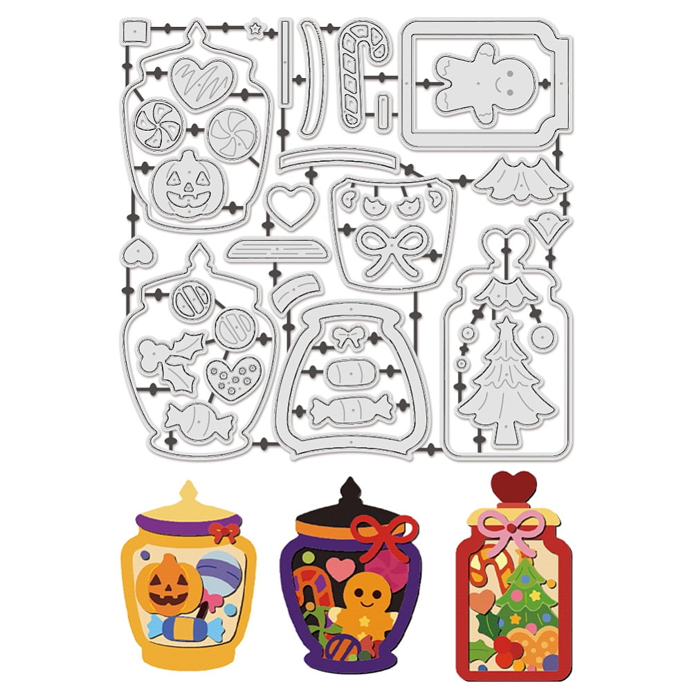 1pc Festival Candy Theme Carbon Steel Cutting Dies Stencils Photo Album ...