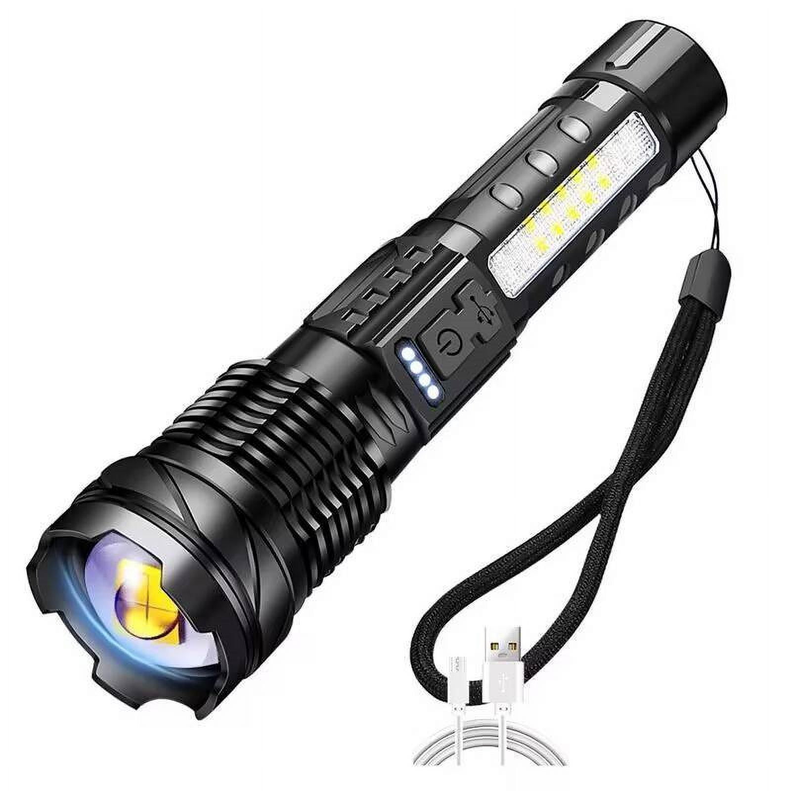 1pc Flashlight High Lumens Rechargeable , 250000 Lumen Super Bright Led ...