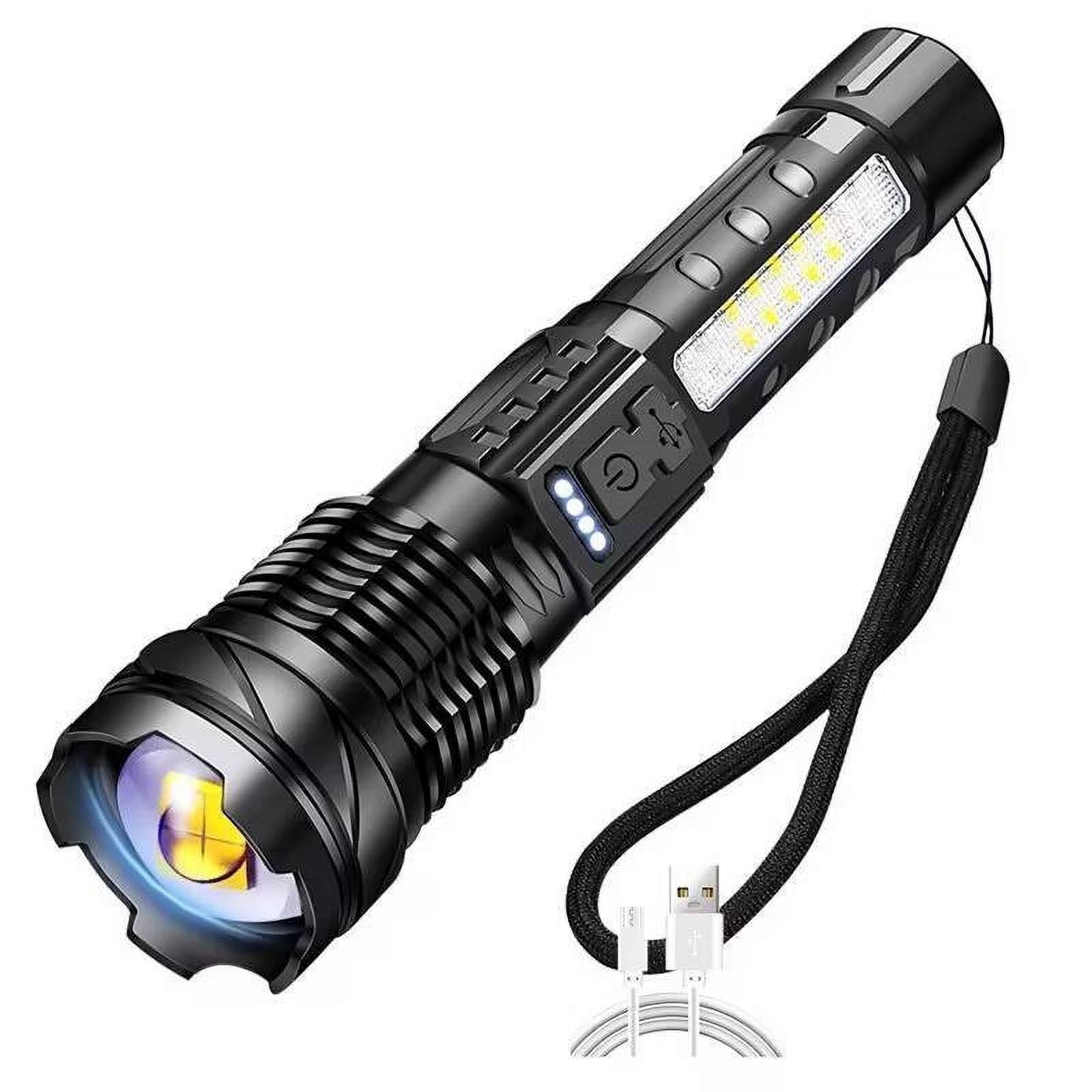 1pc Flashlight High Lumens Rechargeable , 250000 Lumen Super Bright Led Flashlights with 7 Light ...