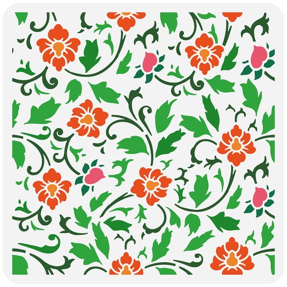 Stain Pattern Stencil 11.8x11.8inch Reusable Paint Texture Painting ...