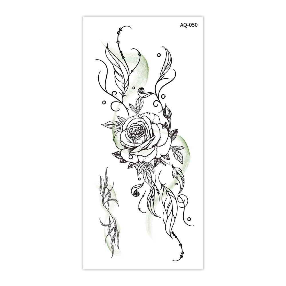 1pc Flower Sticker Butterfly Temporary for Hand Arm Leg Body Wear ...