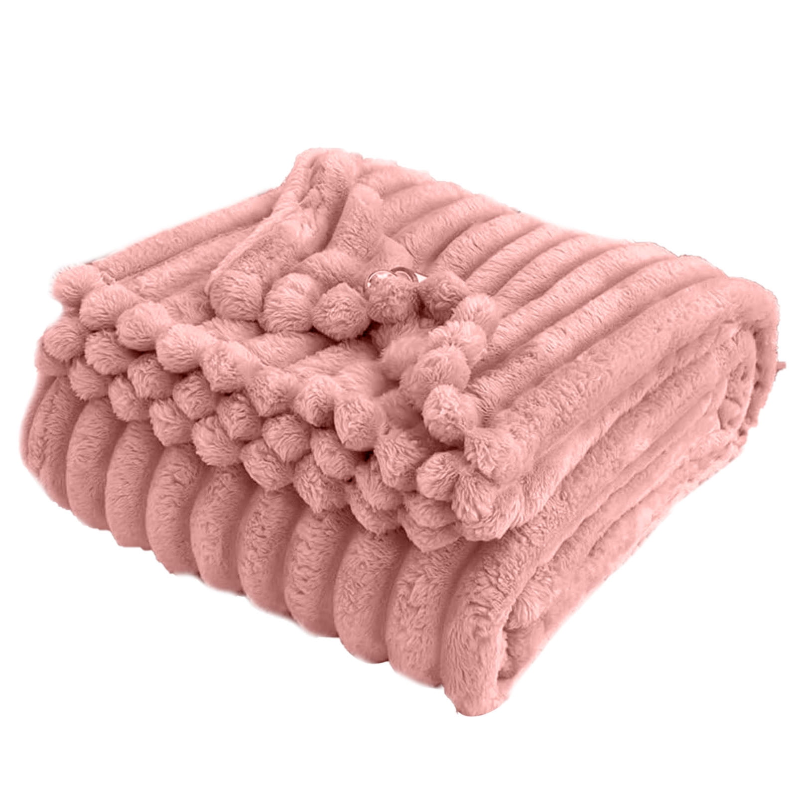 1pc Fluffy Fleece Twin Blanket - Couch Throw Soft Cosy Warm Blankets ...