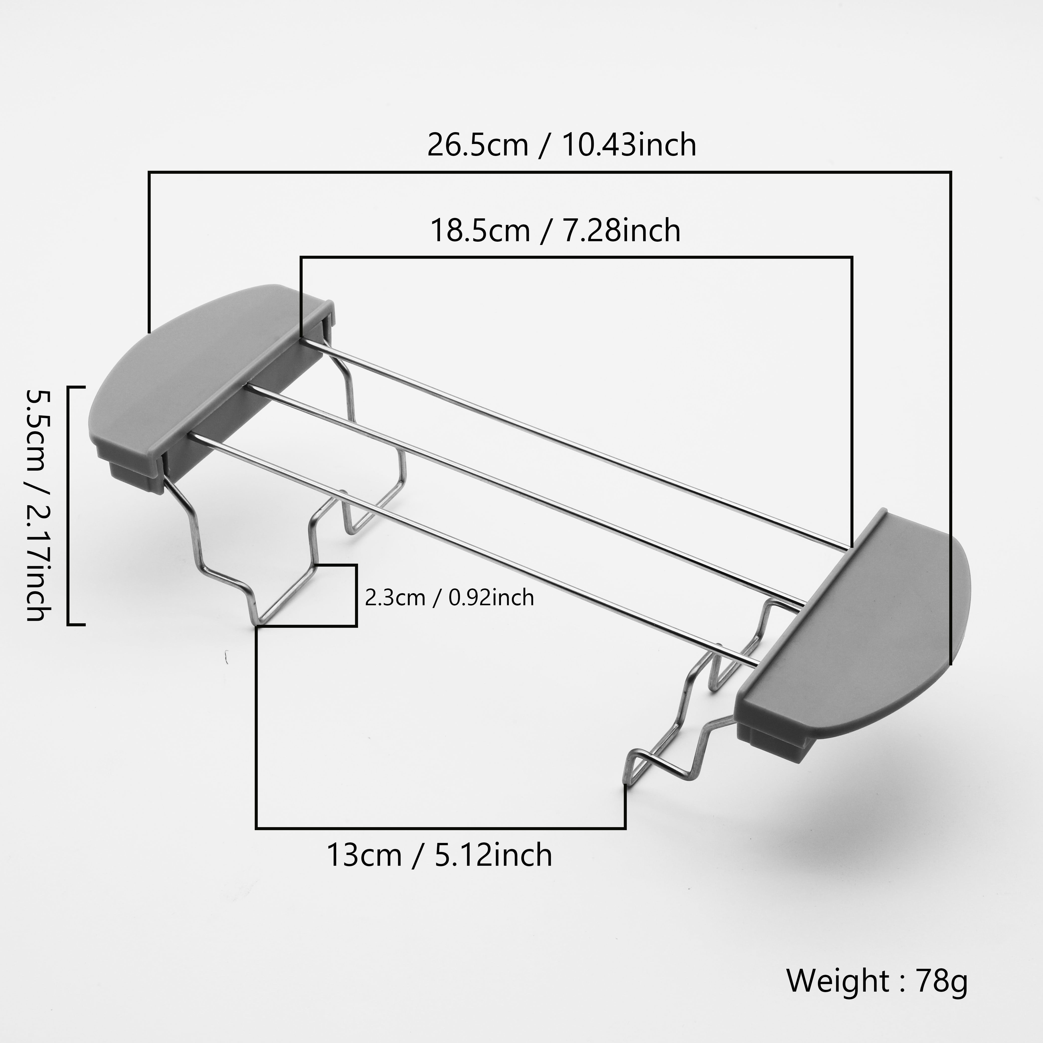 1pc Foldable Bun Warmer For Toaster, Foldable Bread Warming Rack For ...