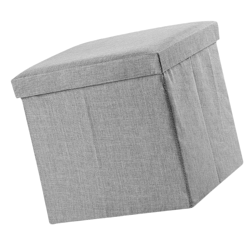 1pc Folding Cloth Storage Stool Household Sundries Storage Box Square ...