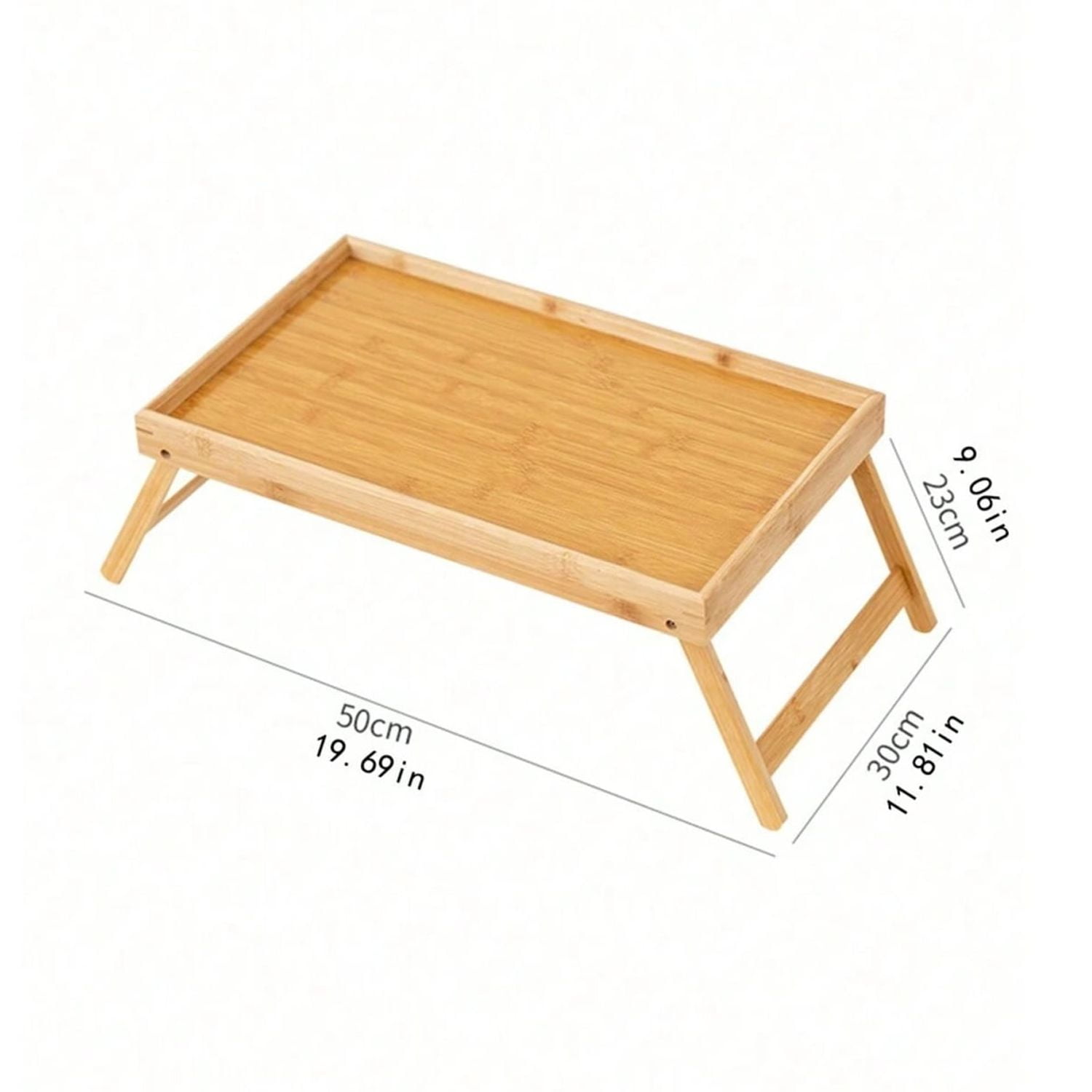 1pc Folding Desk With Foot Tray And Creative Tray, Lazy Bed Table ...