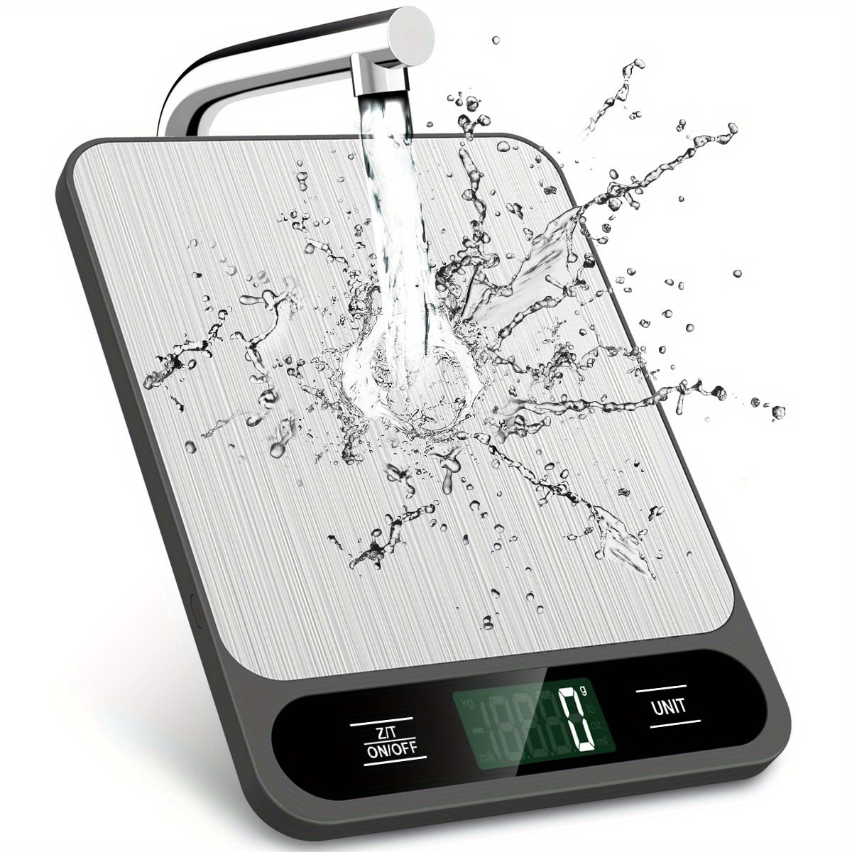 1pc, Food Scale Black, 22lb/10kg Digital Kitchen Scale Grams And Oz For ...